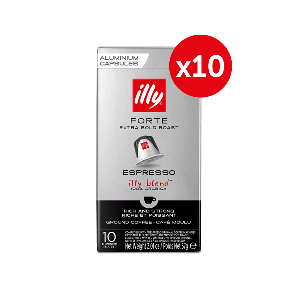 Forte Compatible* Capsules 10x10pcs – illy Australia