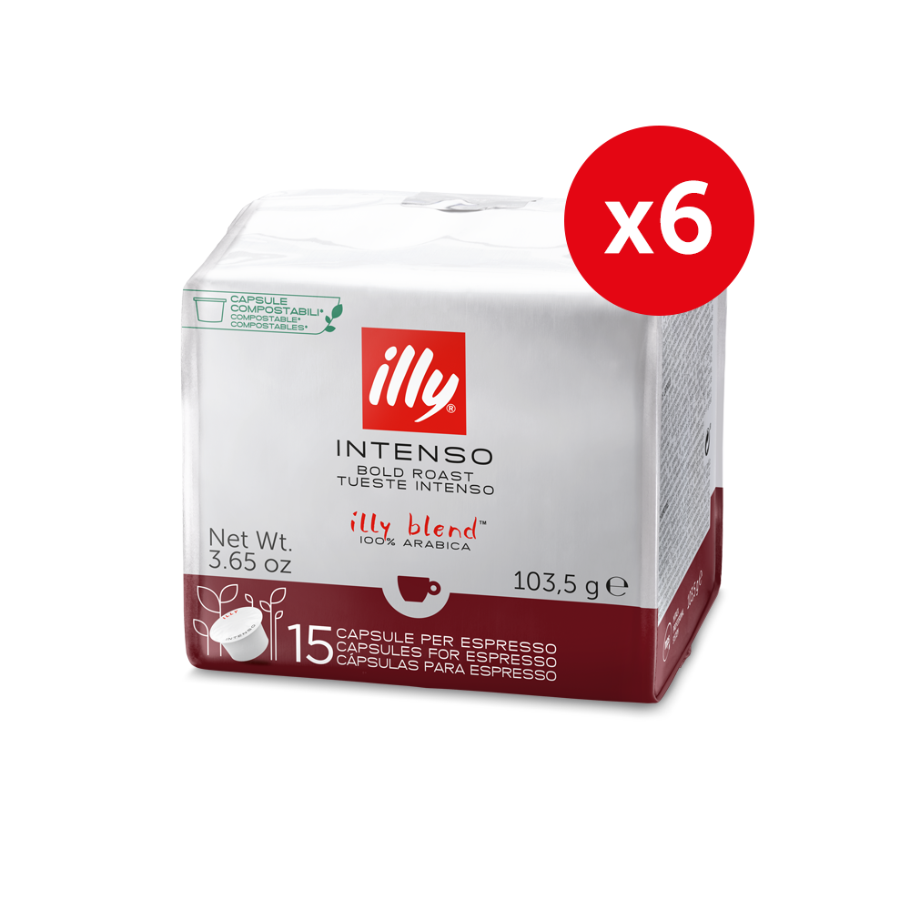 Intenso MPS Capsules 6x15pcs – illy Australia