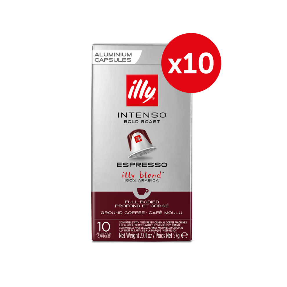 Intenso Compatible* Capsules 10x10pcs – illy Australia