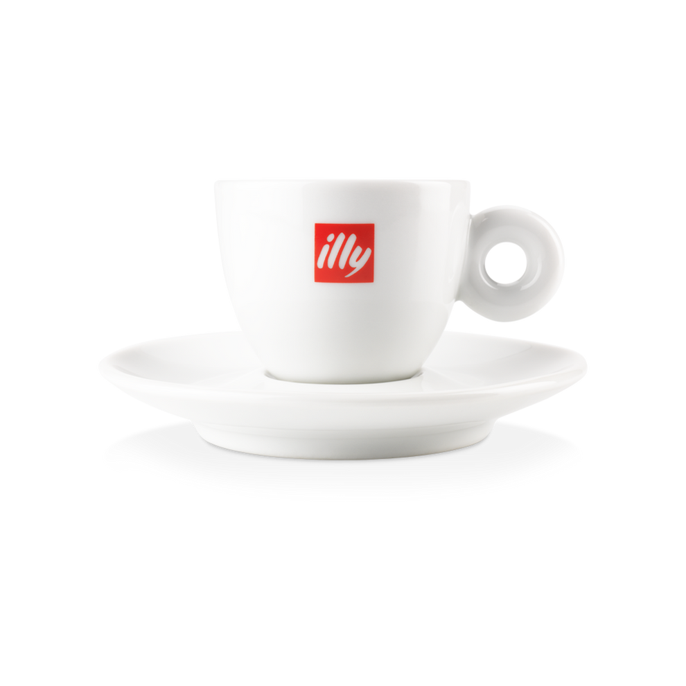 illy Logo Espresso Cups with Saucer (Set of 12) – illy Australia